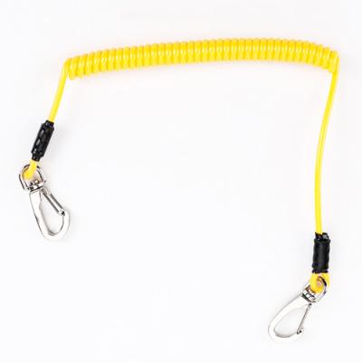 Cina Bobina Lanyard Plastic Hook String Loop del cavo di colore di Pantone con due estremità in vendita