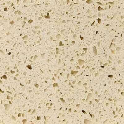 Cina Superficie artificiale beige del solido delle mattonelle di pavimentazione della cima di vanità del controsoffitto della lastra della pietra del quarzo C32 per il bagno della cucina in vendita