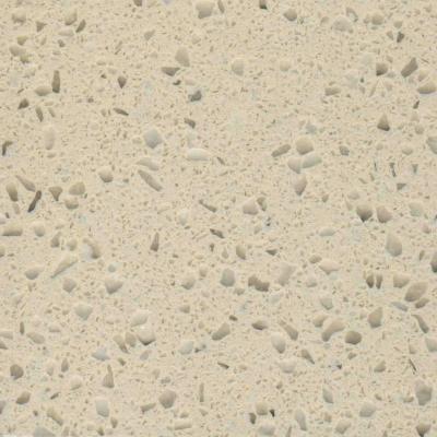 Cina Superficie artificiale beige del solido delle mattonelle di pavimentazione della cima di vanità del controsoffitto della lastra della pietra del quarzo C37 per il bagno della cucina in vendita