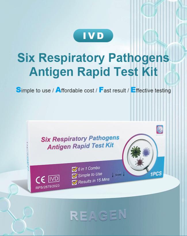 REAGEN 6 in 1 Respiratory Test Kit packaging