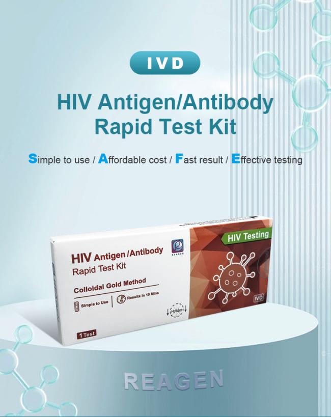 HIV Combo Test Kit packaging