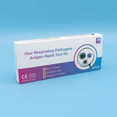 Cina Kit per test antigenico combinato per patogeni respiratori per autotest domiciliare in vendita