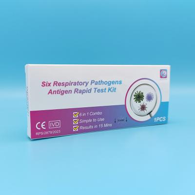 Cina Kit per test antigenico combinato per patogeni respiratori per autotest domiciliare in vendita