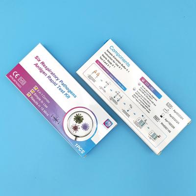 Cina Kit test antigenico combinato respiratorio 6 in 1 per autotest domiciliare in vendita