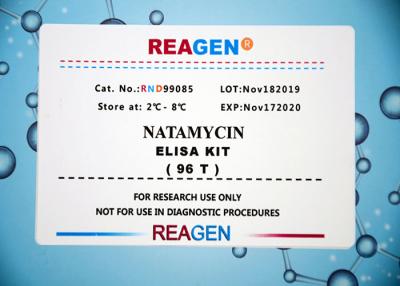 中国 ナタマイシンELISAテストキット 仕様96テスト 42サンプルを検査できる 試料 証明書 販売のため