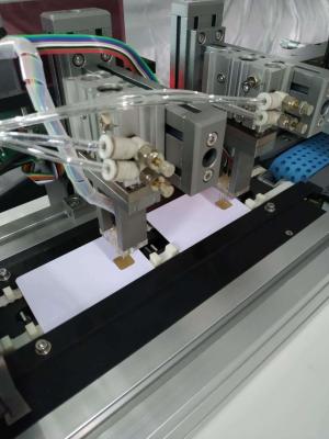 Drop On Demand Kartendruckmaschine Smart Card Personalisierung mit Druckluft 6kg/cm2 Steigern Sie Ihre Produktion
