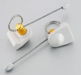China La mini seguridad del blanco EAS marca las etiquetas duras de 8.2MHZ con etiqueta/de 58KHZ EAS, PC PP del ABS plástica en venta
