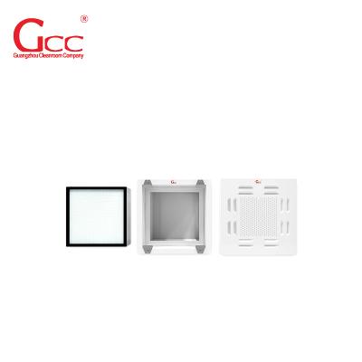 China High Efficiency Filter Outlet HEPA Box With Smooth Diffuser Plate For Pharmaceutical Cleanroom for sale