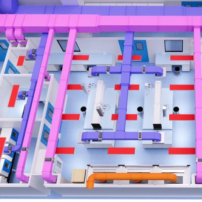 中国 ISOモジュール式物理化学GMPクリーンルームバイオメディカルプロジェクトソリューション 販売のため