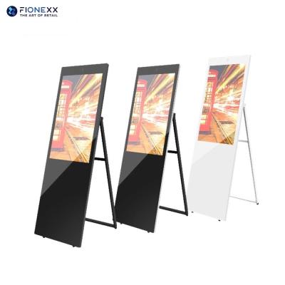 China 49 polegadas PCAP touchscreen digital display totem portátil um cartaz à venda