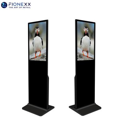 China Display digital interior de 32 polegadas Totem Sinalização digital de pé livre 350cd/m2 à venda