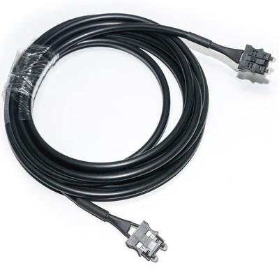 China 180dB/Km Servo Optical Optical Fiber Cable OD4.0 Black Cable For Equipment Test, Machine Connector Servo System for sale