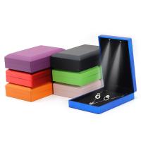 Quality Hanhong Custom Logo Spray Paint Jewelry Packaging Box for Earrings Necklace Ring LED Set for sale