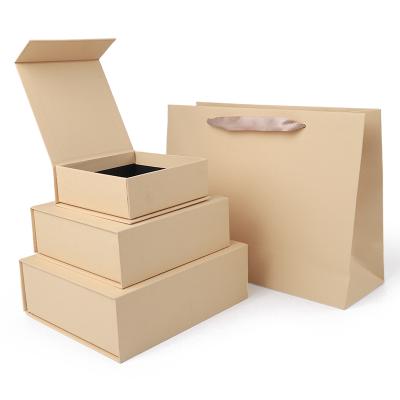 Wholesale manufacturing high quality Magnetic Gift Box Packaging Custom logo luxury Eco Friendly Cardboard Paper Yellow Magnetic Jewelry Box