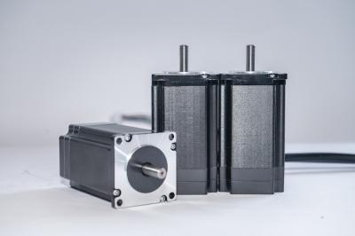중국 평면 플랜지 57mm 69W 브러시리스 DC 모터 브레이크 24V 3000RPM HC57BLF 판매용