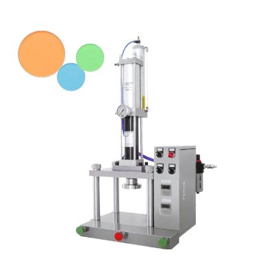 Cina Semi Automatic Powder Pressing Hydraulic Machine For Eyeshadow Pressed Half Bowl Cosmetic Filling Press Mashine Make Up in vendita