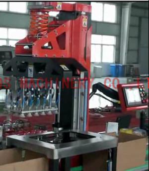 Cina Macchina imballatrice del singolo cartone completamente automatico della colonna per la bottiglia di vetro in vendita