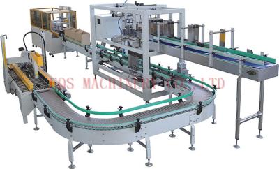 Cina 24 bottiglie dell'ANIMALE DOMESTICO per iso del CE automatico della macchina imballatrice EQS-X15 del cartone diplomate in vendita