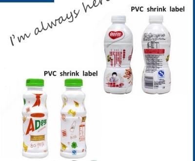 Cina Etichetta a prova d'umidità bianca della manica degli strizzacervelli del PVC filmata metallina uno spessore di 30/40 di micron in vendita