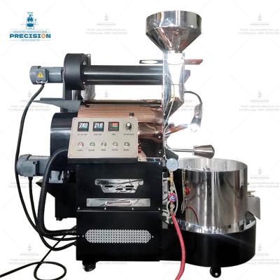 中国 Cast Iron Coffee Roaster 10kg 12kg 15kg Large Stainless Steel Drum Commercial Industrial Coffee Roaster Machine 販売のため