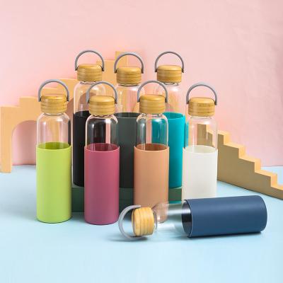 Cina Borosilicate Glass Portable Water Bottles Personalized Stylish Customized in vendita