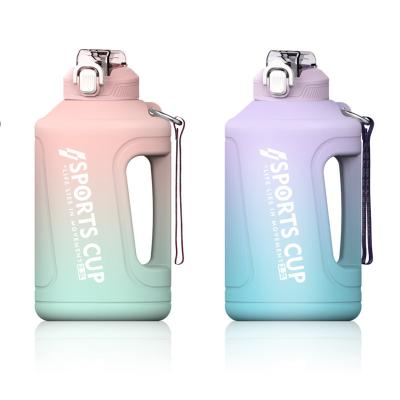 Cina Sport Gym Recommend Use Bpa Free Plastic Drink Water Bottles Large Capacity in vendita