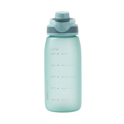 Cina Matte Color Finish Hydra Tritan Plastic Bottles With Time Marker Design in vendita