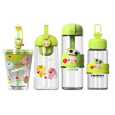 Cina I bambini su ordinazione del fumetto innaffiano la bottiglia di vetro della bevanda di infusione di Infuser della frutta con la manica in vendita
