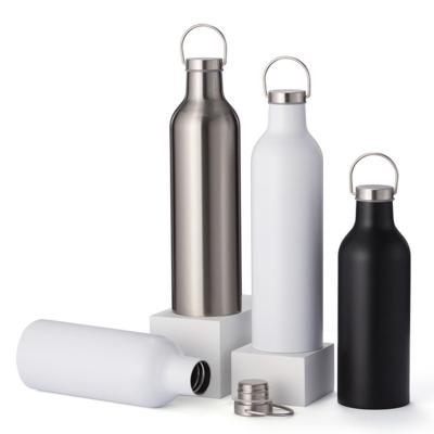 Cina L'escursione del vuoto 20 Oz ha isolato la bottiglia termica di acciaio inossidabile della bottiglia di acqua con la maniglia in vendita