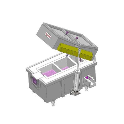 중국 정련을 가스를 제거하는 단일 플레이트 거품 세라믹 필터 알루미늄 용탕 여과 박스 인라인 판매용