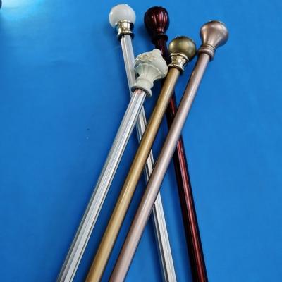 中国 合金22のインチ6.7m黒い棒の鉄のカーテン棒を亜鉛でメッキしなさい 販売のため