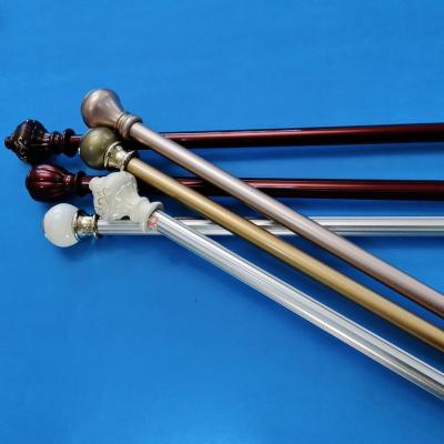 中国 28mmの窓の装飾的な産業鋳鉄の管のカーテン・レール 販売のため