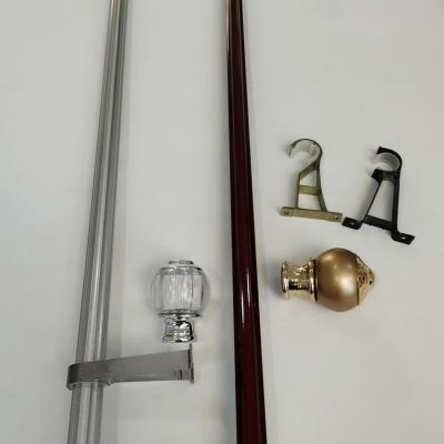 China Het anodiseren Snijdend 6,3 Meter 26mm Staven van het Slaapkamergordijn Te koop