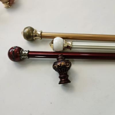 China Única cortina galvanizada 28mm europeia de prata Rod da tubulação à venda
