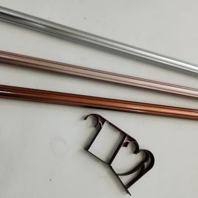 China Cortina preta simples galvanizada Rod do quarto 6.7m à venda