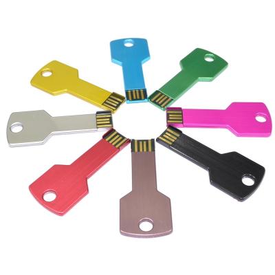 China Colorful Metal Key USB Flash Drive for sale