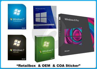 Chine Windows 7 64-bit de la meilleure qualité de pro maison au détail de boîte réinstalle la récupération CD de restauration de système d'OS de disque à vendre