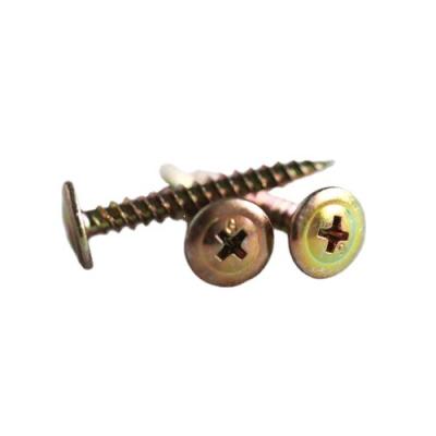 Cina M5 M6 M8 Din7505 Head Self Tapping Screw yellow phillips screw wafer brass truss head screw in vendita