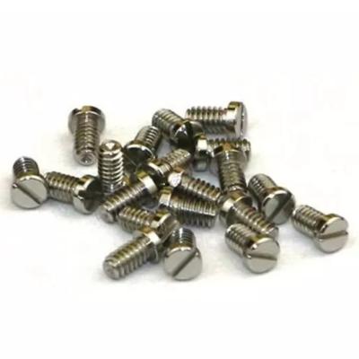 中国 M1. 5 M2 m3 Stainless Steel Bolt galvanized precision micro tapping thread forming screw slotted Mini screw 販売のため