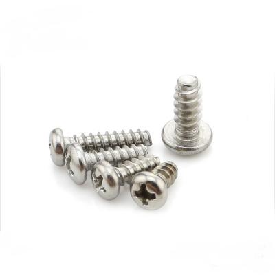 中国 M3 M4 galvanized Stainless Steel Bolt polished black cross flat tail micro self tapping screw wood screw 販売のため