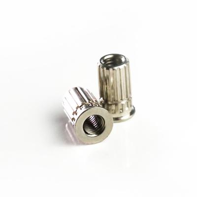 中国 M6 M8 custom CNC machined stainless steel flange nut thread insert self tapping thread insert for metal 販売のため