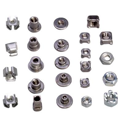 中国 din934 M8 custom Stainless Steel Square weld carbon steel square nuts round weld nut Anchor nut 販売のため