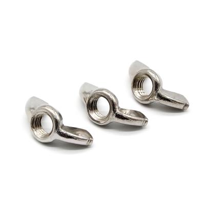 中国 DIN315 custom white galvanized stainless steel wing nut manual tightening nut plastic wing nut 販売のため