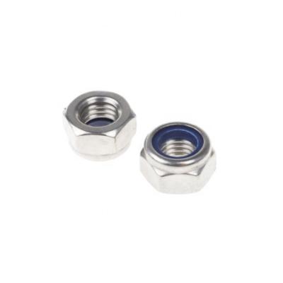 中国 Din985 Galvanized Lock Nut m3-m48 stainless steel hexagonal nylon lock nut fingerboard lock nuts self locking nut 販売のため