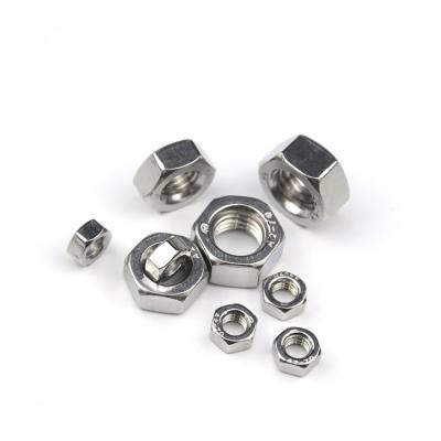 中国 DIN934 M2 M3 M4 Galvanized Lock Nut practical and firm custom heavy stainless steel alloy brass hexagon nut 販売のため