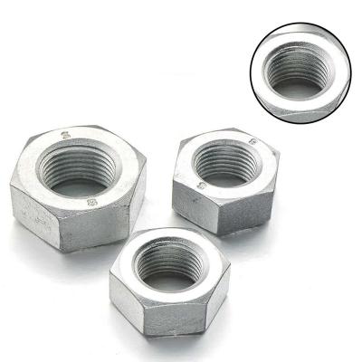 中国 M6 M8 M12 Galvanized Lock Nut heavy duty stainless steel polished structural nut hex nuts weld on hex nuts 販売のため