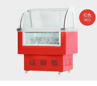 China 10l de kleine Diepvriezer van de Glasdeur, van het de Vertoningsglas van de Ijshavermoutpap de Deurdiepvriezer, 6barrels-de Vertoningsdiepvriezer van de Glasdeur Te koop
