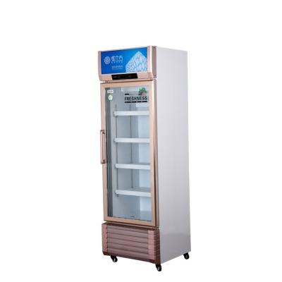 Cina La porta di vetro della singola porta ha refrigerato il Governo commerciale dell'esposizione della bevanda in vendita