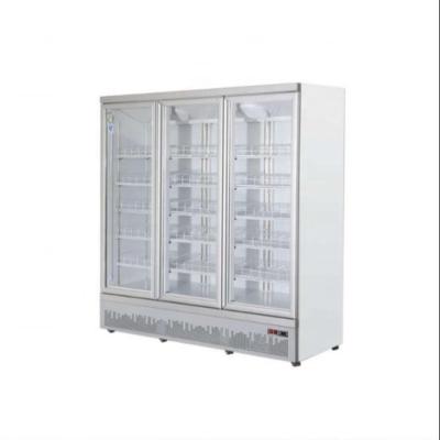 Cina Nell'ambito della convenienza tre dell'unità le porte di vetro hanno refrigerato l'armadietto di esposizione stereoscopico in vendita