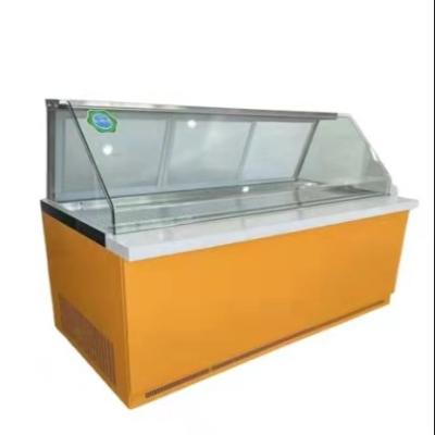 Cina Il gabinetto refrigerato dei frutti di mare del gabinetto di conservazione ha marinato il horiz commerciale del gabinetto marinato carne del piatto freddo delle verdure in vendita